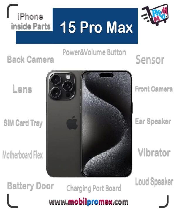 iphone 15 Pro Max inside parts – mobilpromax
